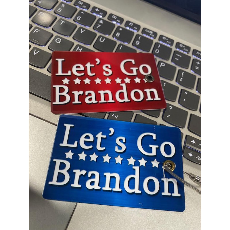Let's Go Brandon Luggage Tag